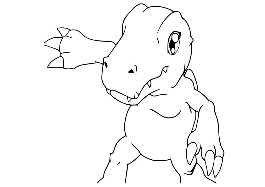 Digimon Coloring Games - ColoringGames.Net
