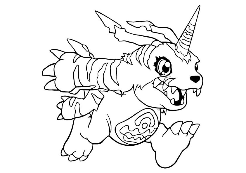Digimon Coloring Games - ColoringGames.Net
