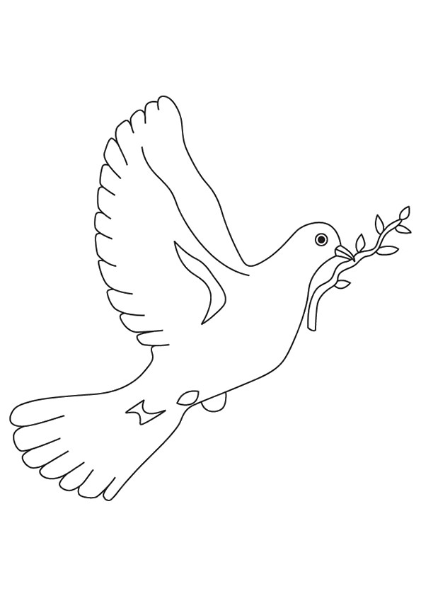 The Symbol Of Peace Coloring - Play Free Coloring Game Online