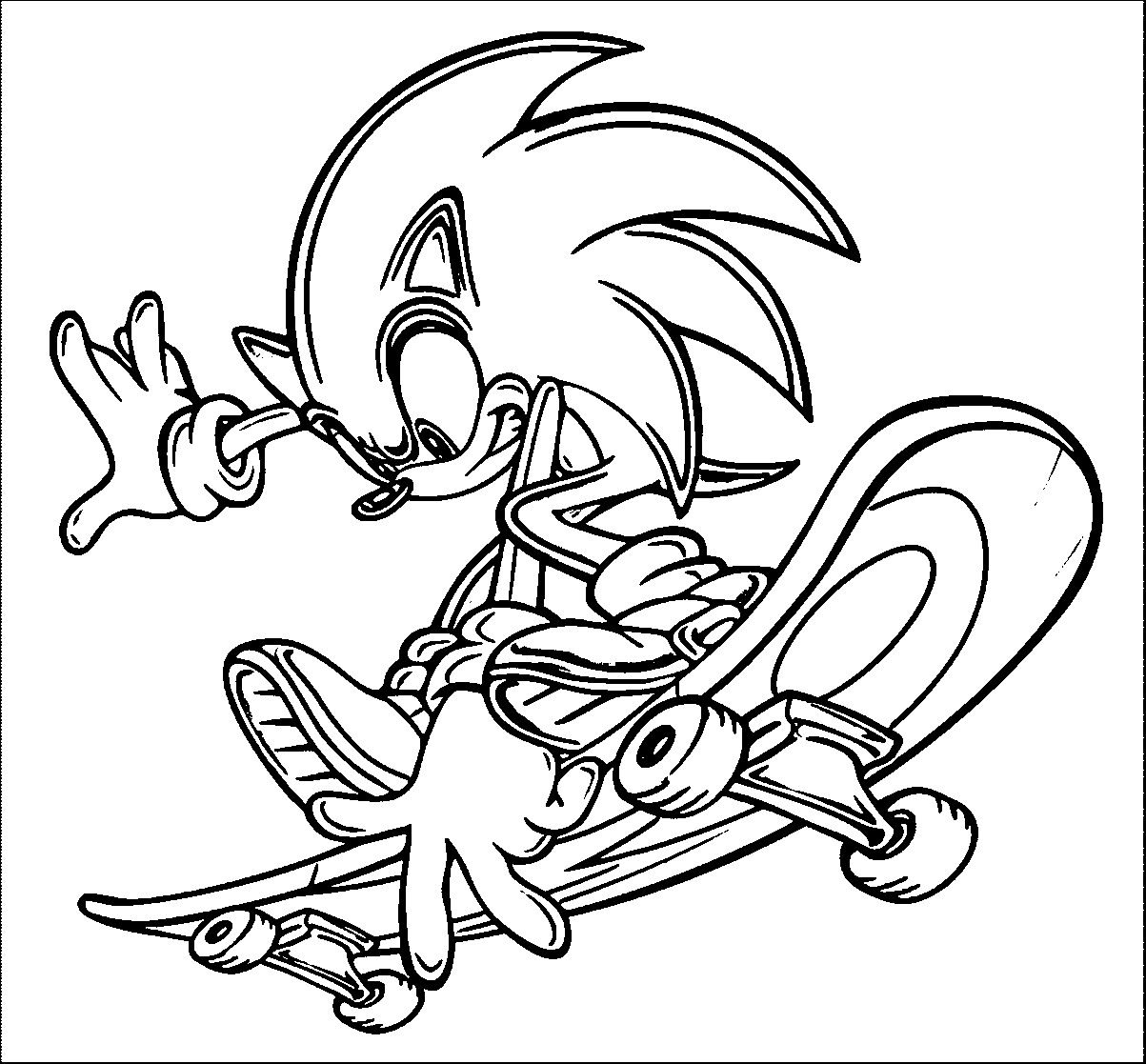 Sonic Coloring Games - ColoringGames.Net