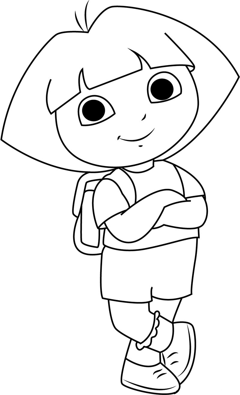 Dora The Explorer Coloring Games - ColoringGames.Net