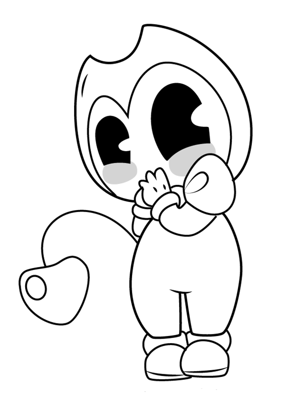 Bendy Smiling Coloring - Play Free Coloring Game Online