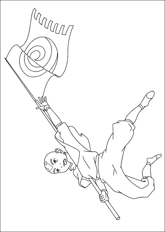 Aang Coloring Games - ColoringGames.Net