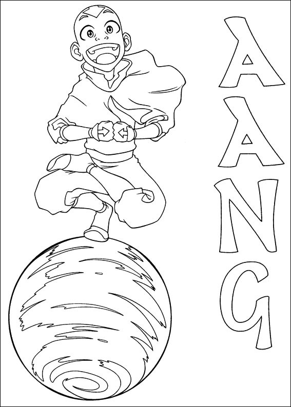 Aang Coloring Games - ColoringGames.Net