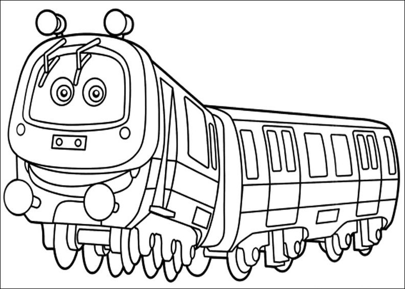 Chuggington Characters Coloring - Play Free Coloring Game Online