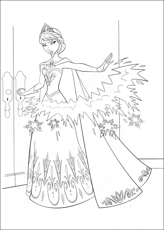 Elsa Coloring Games - ColoringGames.Net