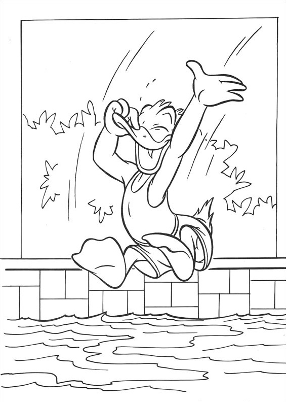 Happy Donald Duck Coloring - Play Free Coloring Game Online
