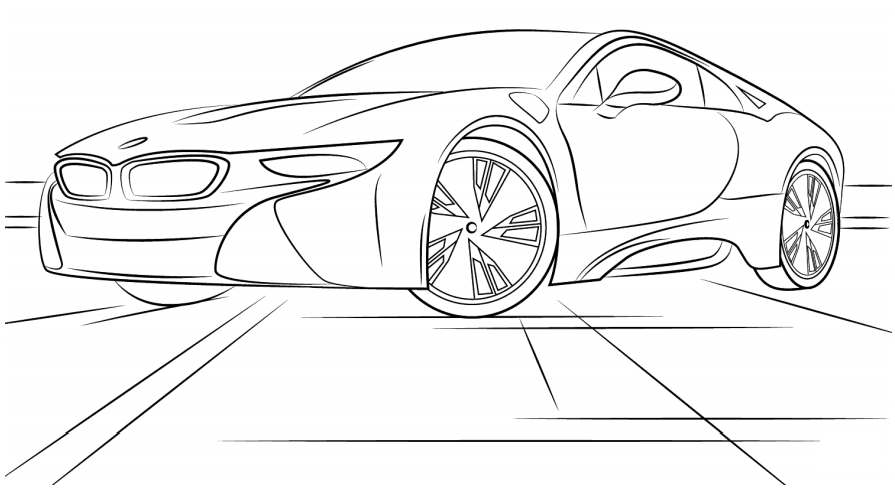 BMW Coloring Games - ColoringGames.Net