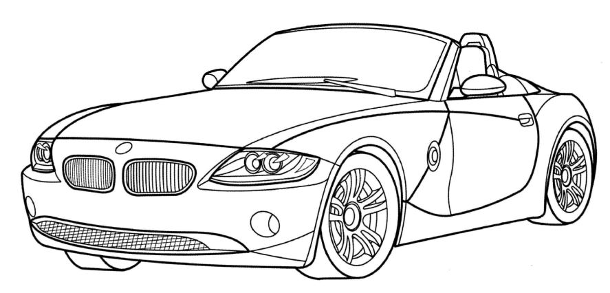 BMW Coloring Games - ColoringGames.Net