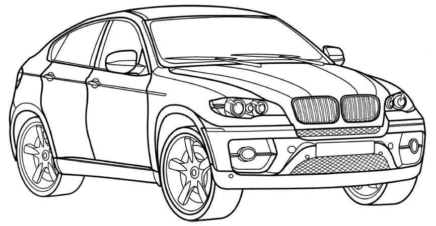 BMW Coloring Games - ColoringGames.Net