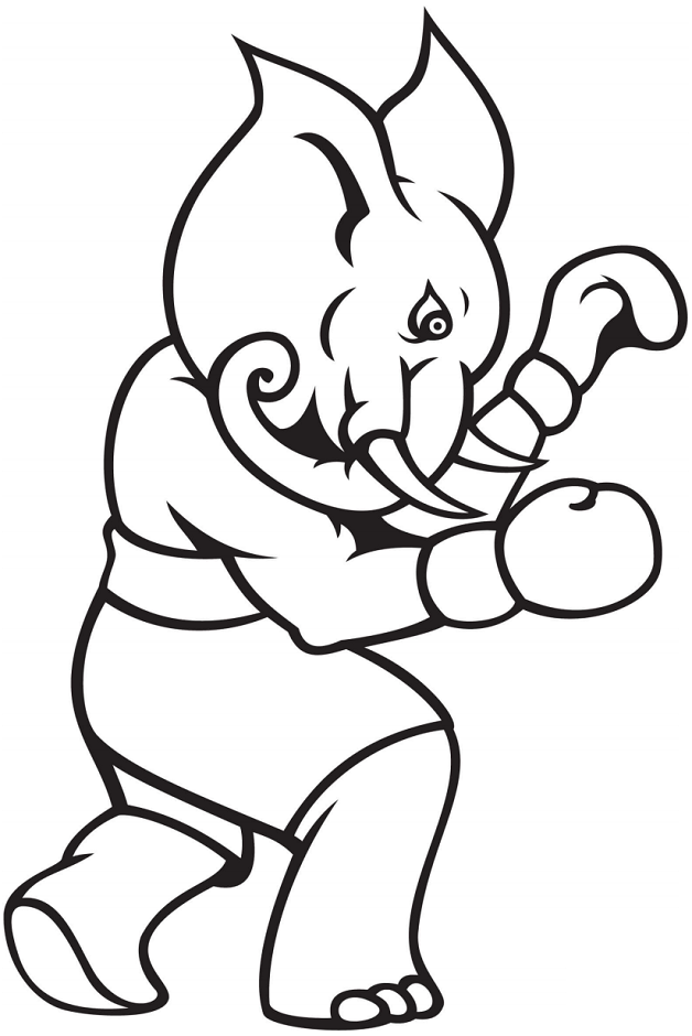 Baby Elephant Walking Coloring - Play Free Coloring Game Online