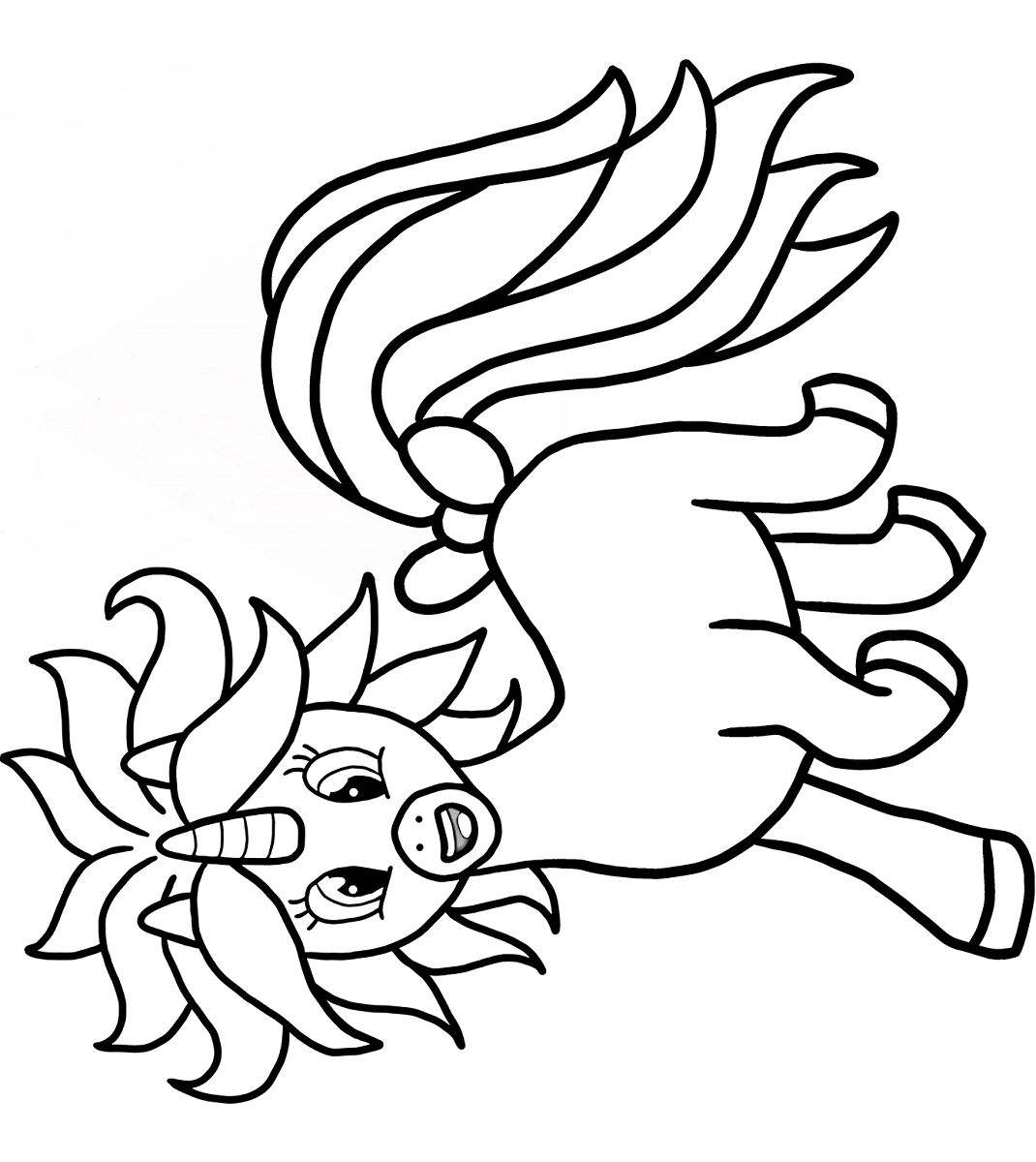 Unicorn Coloring Games - ColoringGames.Net