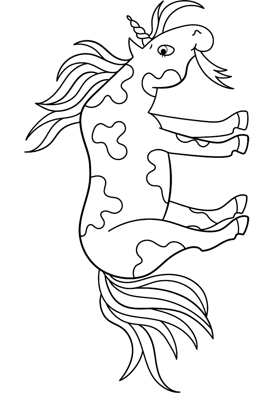 Unicorn Coloring Games - ColoringGames.Net
