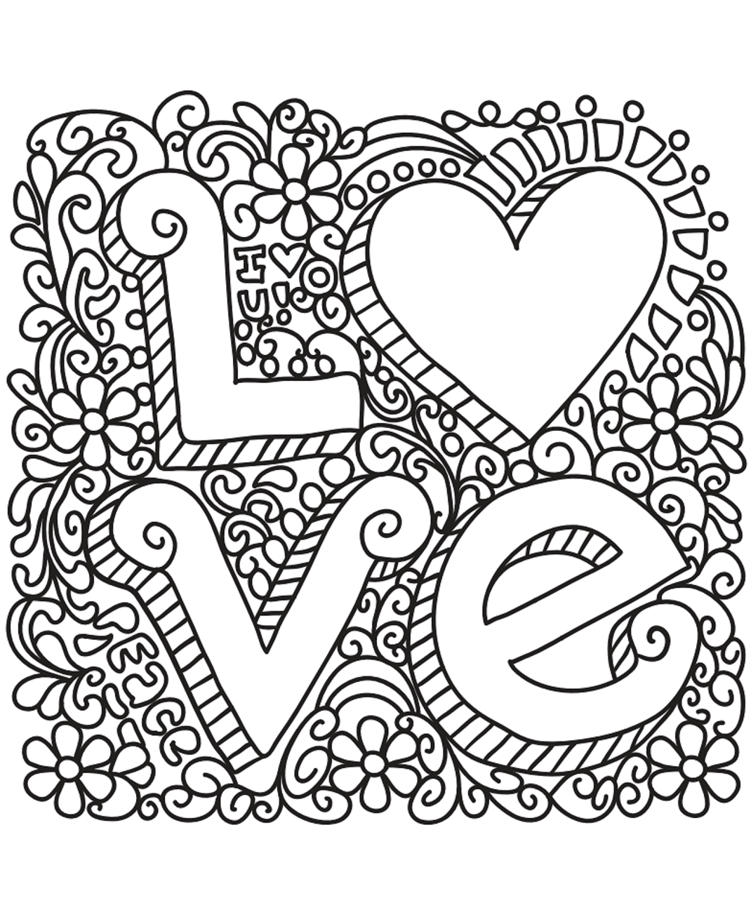 Hope Doodle Art Coloring - Play Free Coloring Game Online