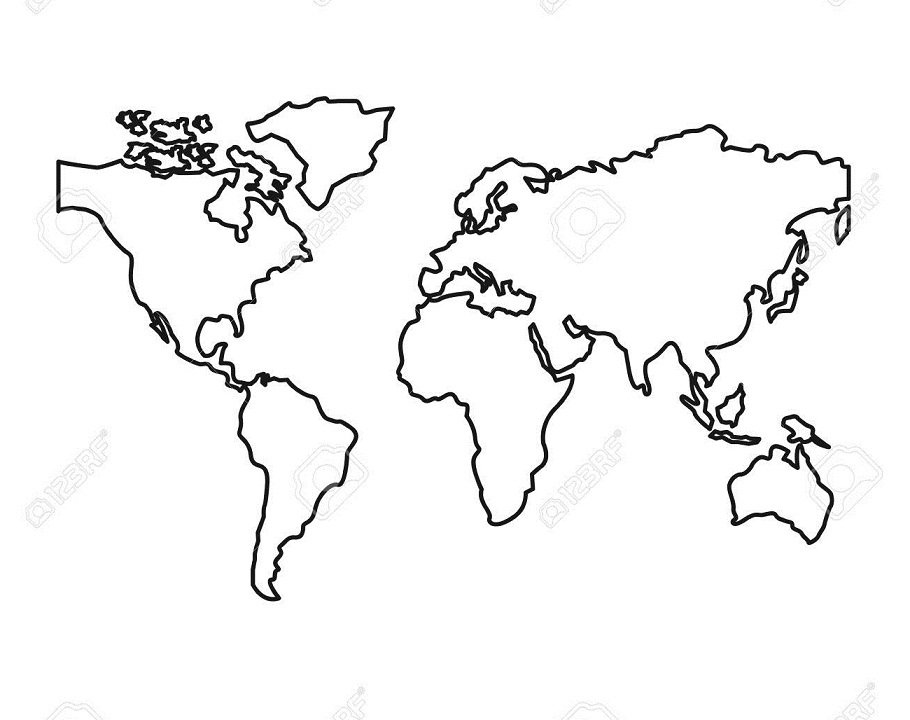 World Map Coloring Games - ColoringGames.Net