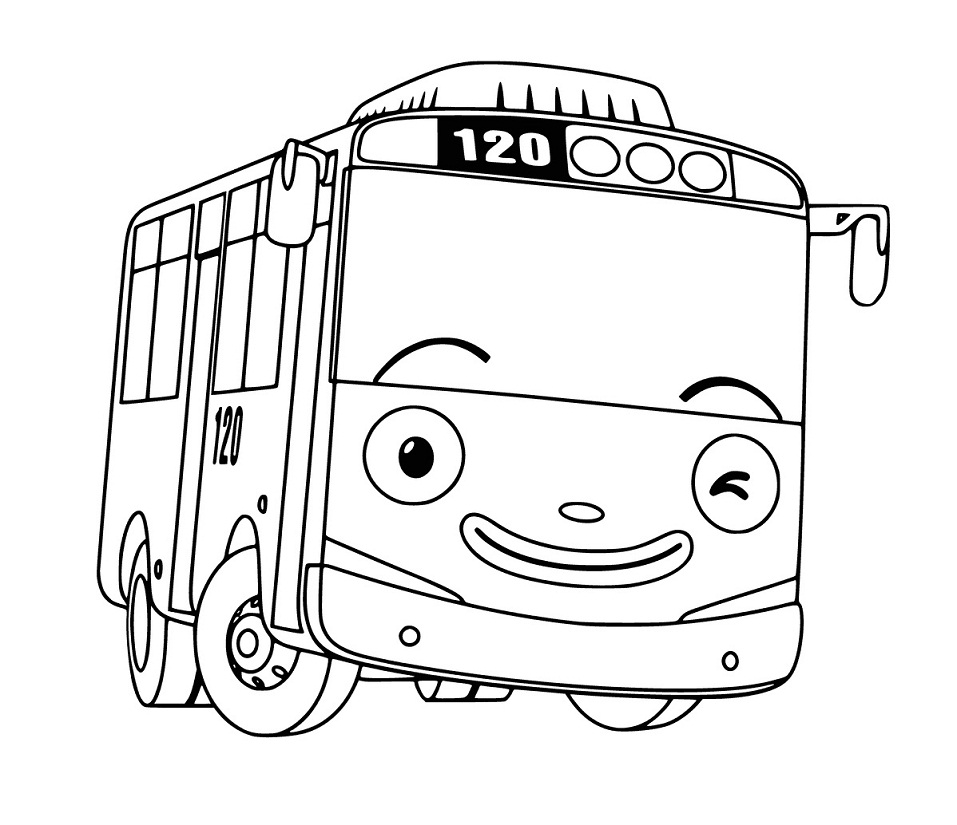 Tayo the Little Bus Coloring Games - ColoringGames.Net