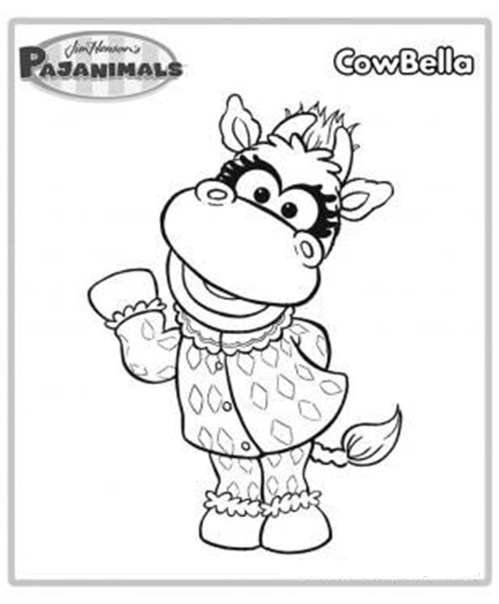 Jim Henson's Pajanimals Coloring Games - ColoringGames.Net