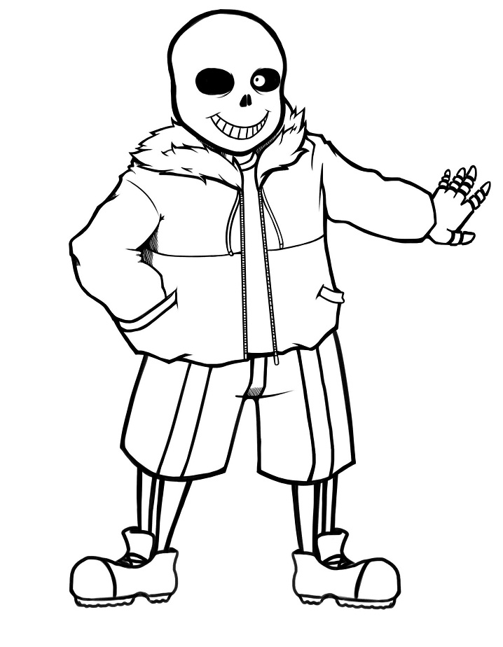 Sans Coloring Games - ColoringGames.Net
