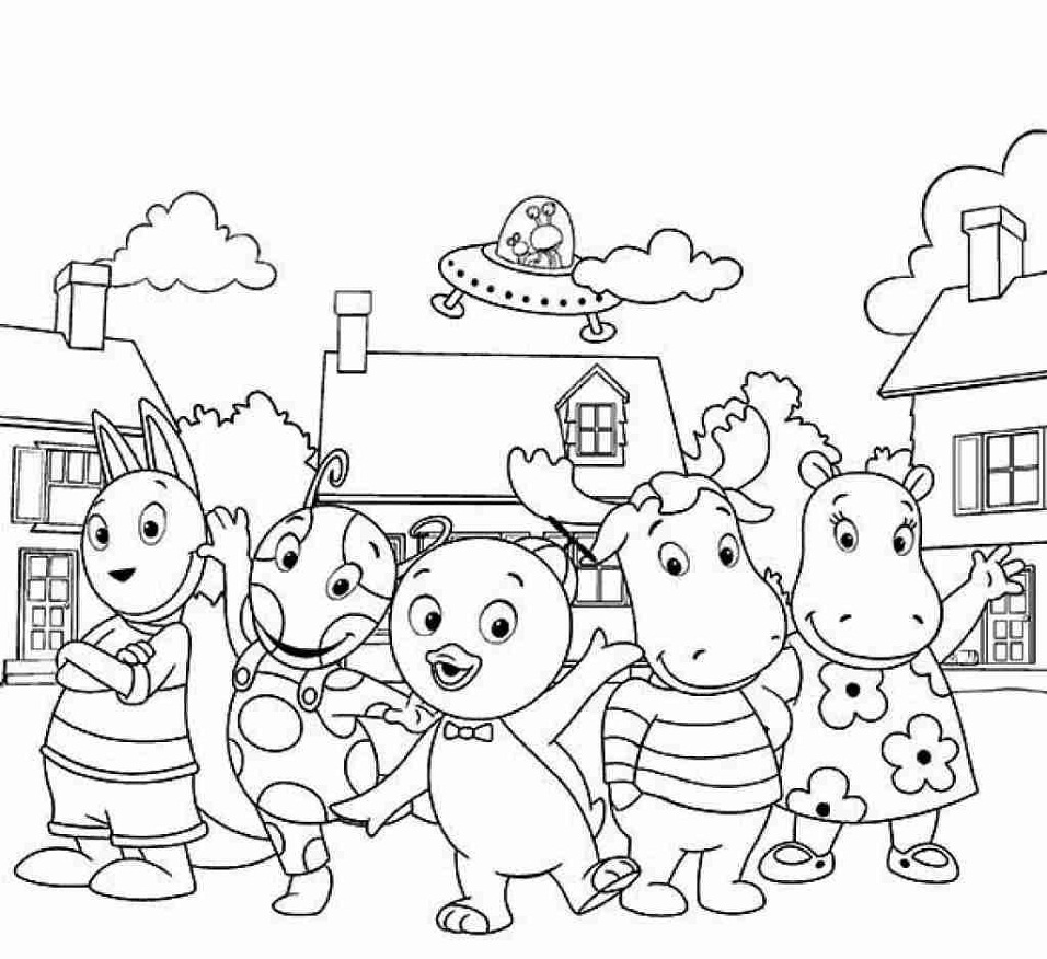 The Backyardigans Coloring Games - ColoringGames.Net