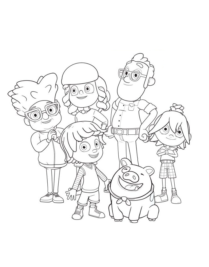 Monty Kazoops Coloring - Play Free Coloring Game Online