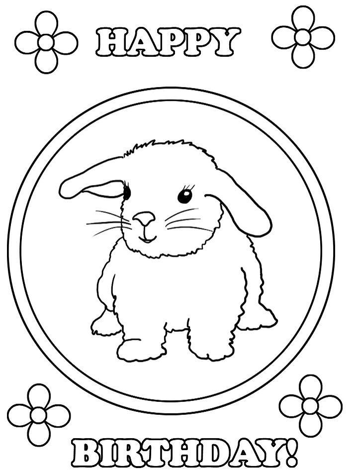 Happy Birthday Coloring Games - ColoringGames.Net