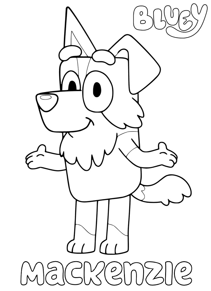 Bluey Coloring Games - ColoringGames.Net
