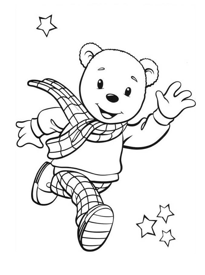 Rupert Bear Coloring Games - ColoringGames.Net