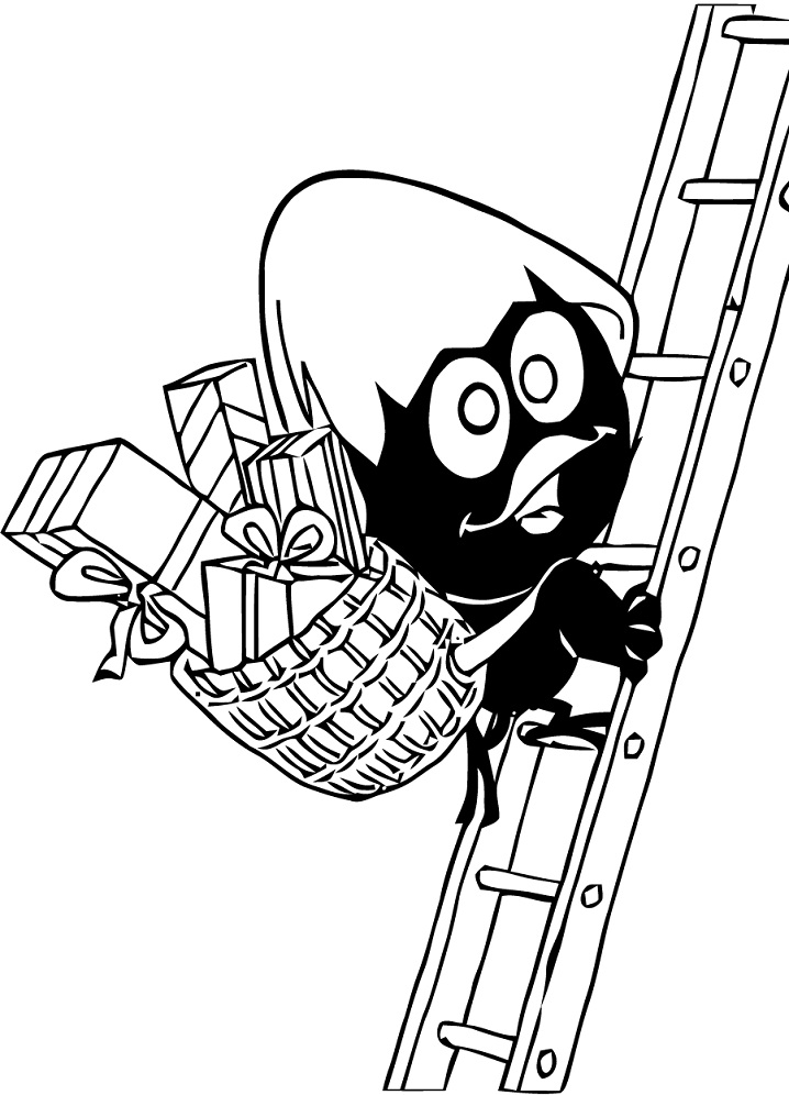 Angry Calimero Coloring - Play Free Coloring Game Online