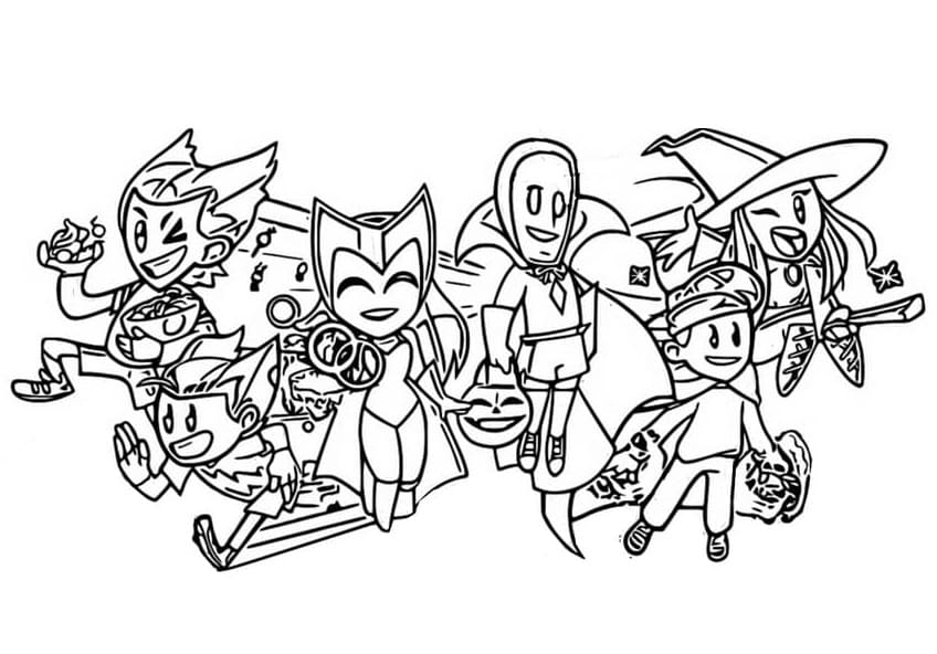 WandaVision Coloring Games - ColoringGames.Net