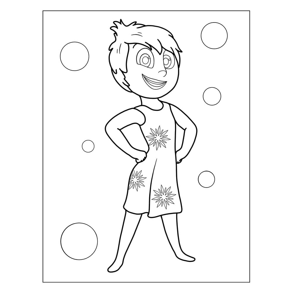 Envy In Inside Out 2 Coloring Play Free Coloring Game Online