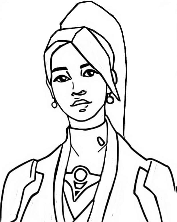 Printable Valorant Coloring - Play Free Coloring Game Online