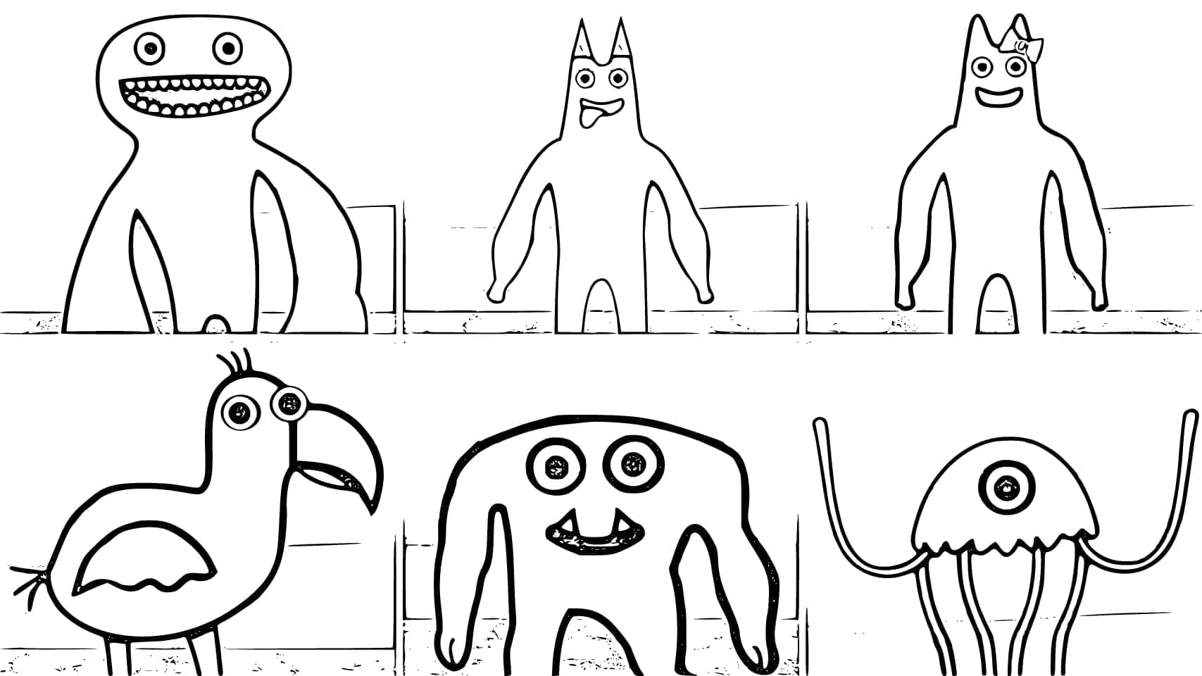 Garten of Banban Chapter 3 Coloring - Play Free Coloring Game Online