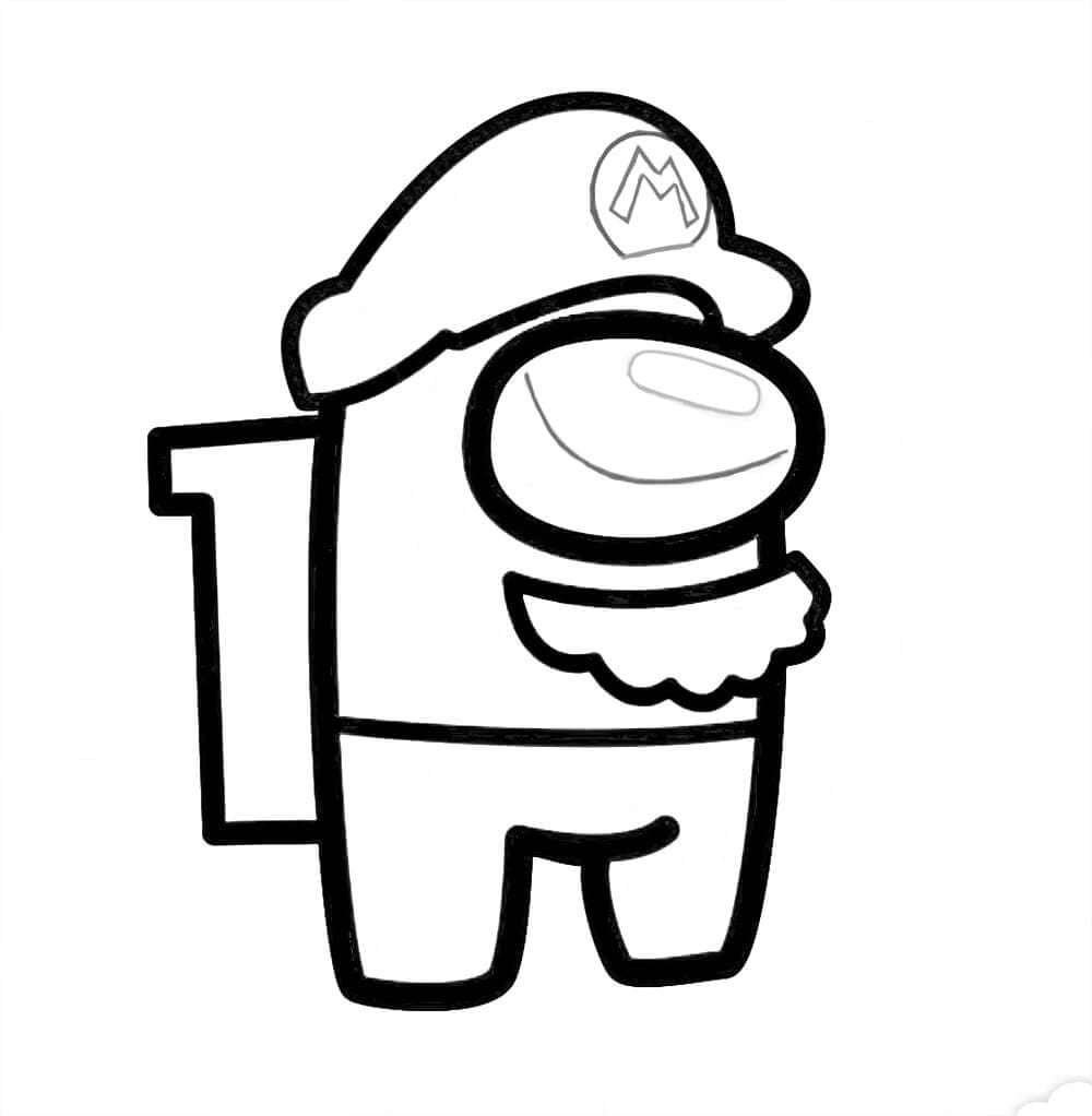 Super Mario Among Us Coloring - Play Free Coloring Game Online Super Mario Among Us Coloring - Play Free Coloring Game Online