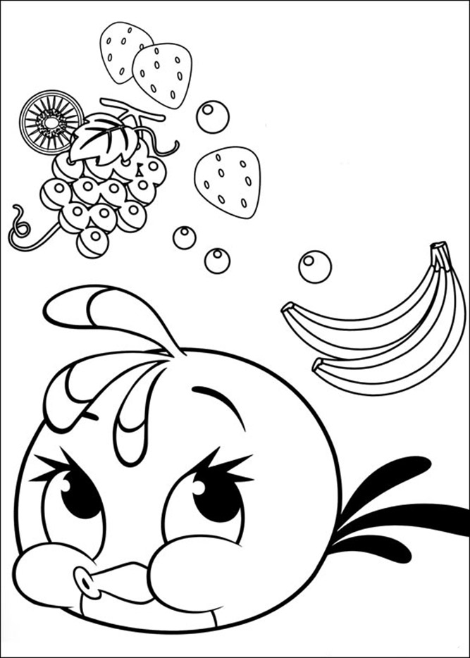 Angry Birds Stella Love Fruits Coloring Play Free Coloring Game Online