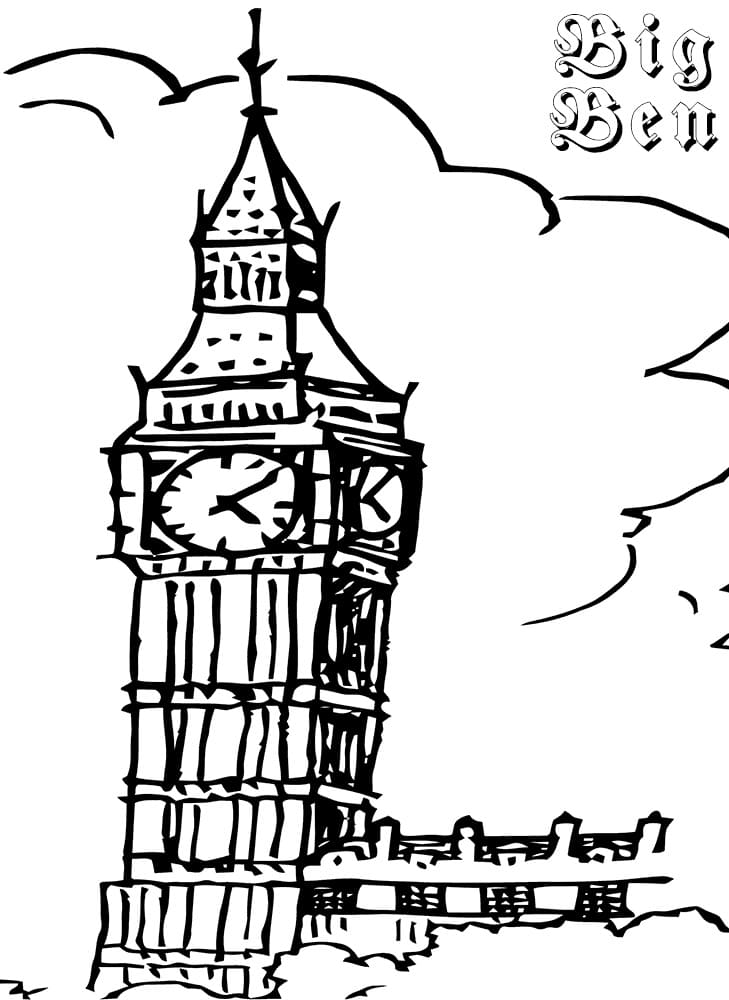 Big Ben 7 Coloring - Play Free Coloring Game Online
