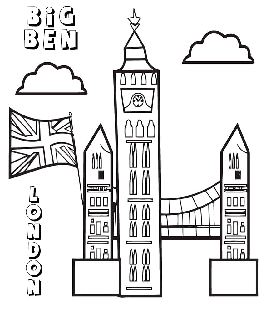 Big Ben 7 Coloring - Play Free Coloring Game Online