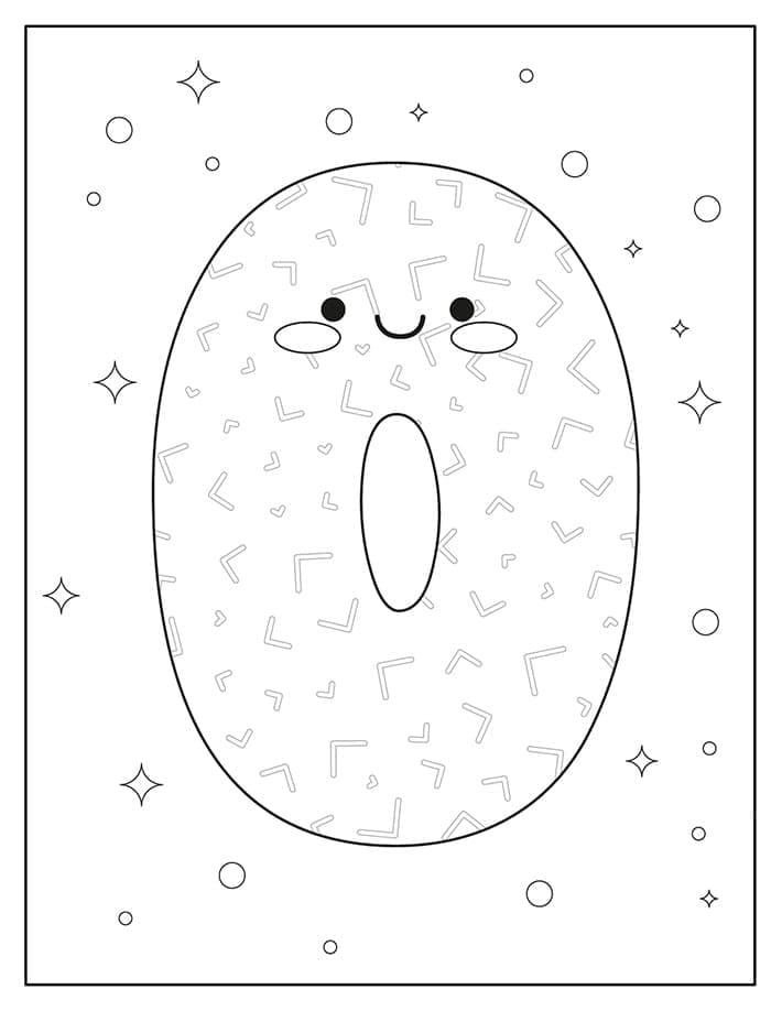 Number 0 Coloring Games - ColoringGames.Net