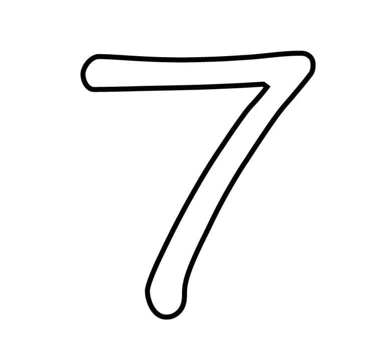 Number 7 Coloring Games - ColoringGames.Net