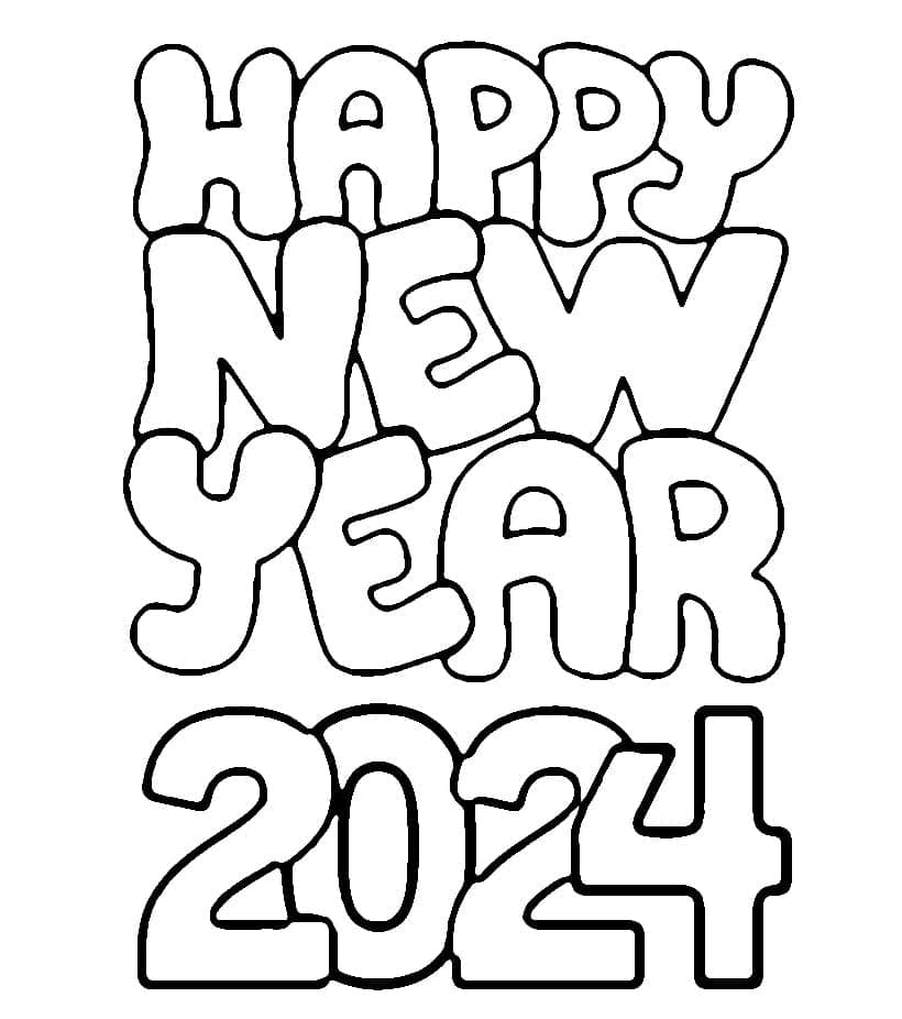 2024 Happy New Year Coloring - Play Free Coloring Game Online 2024 Happy New Year Coloring - Play Free Coloring Game Online