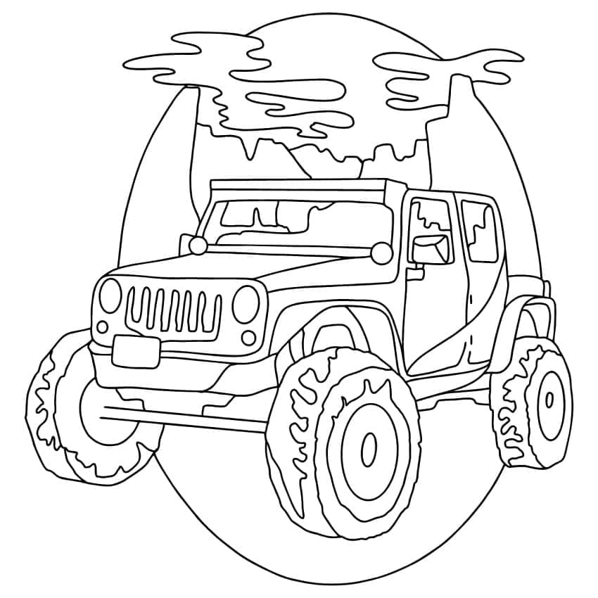 Jeep Coloring Games - ColoringGames.Net