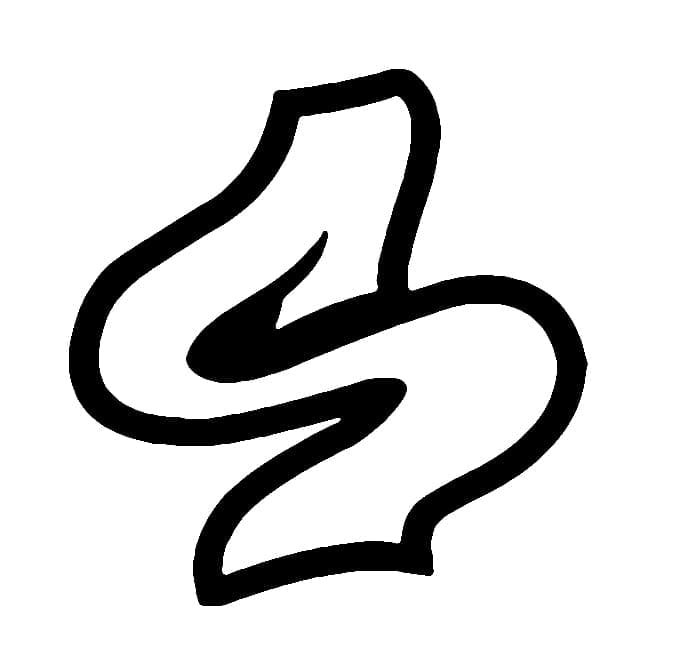 Letter S Graffiti Alphabet Coloring - Play Free Coloring Game Online