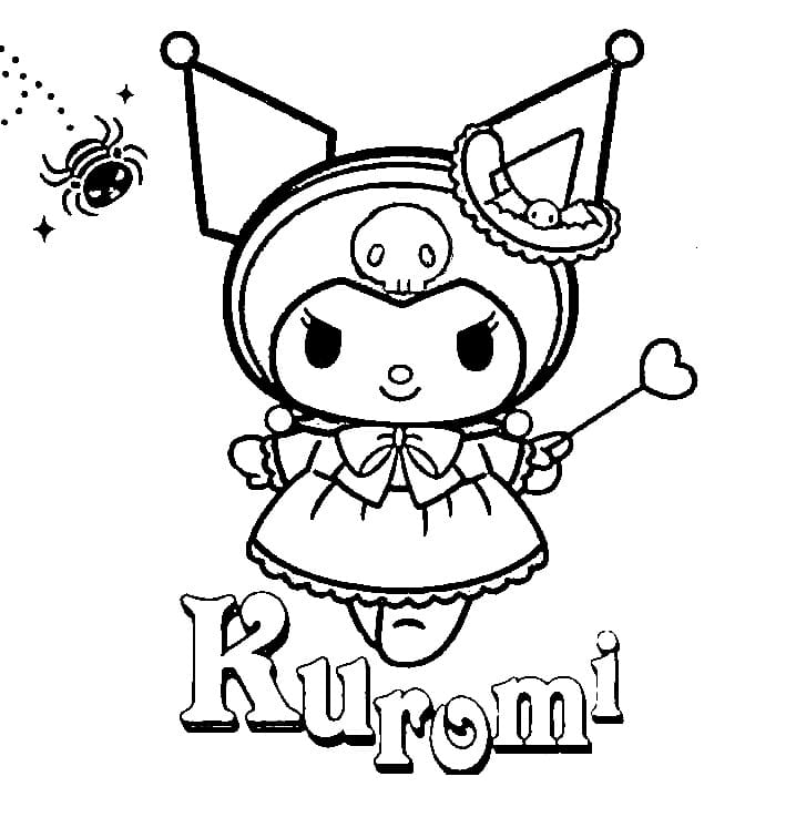 Kawaii Kuromi Coloring - Play Free Coloring Game Online