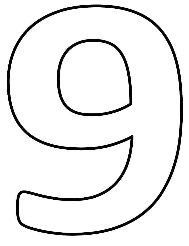 Number 9 Coloring Games - ColoringGames.Net