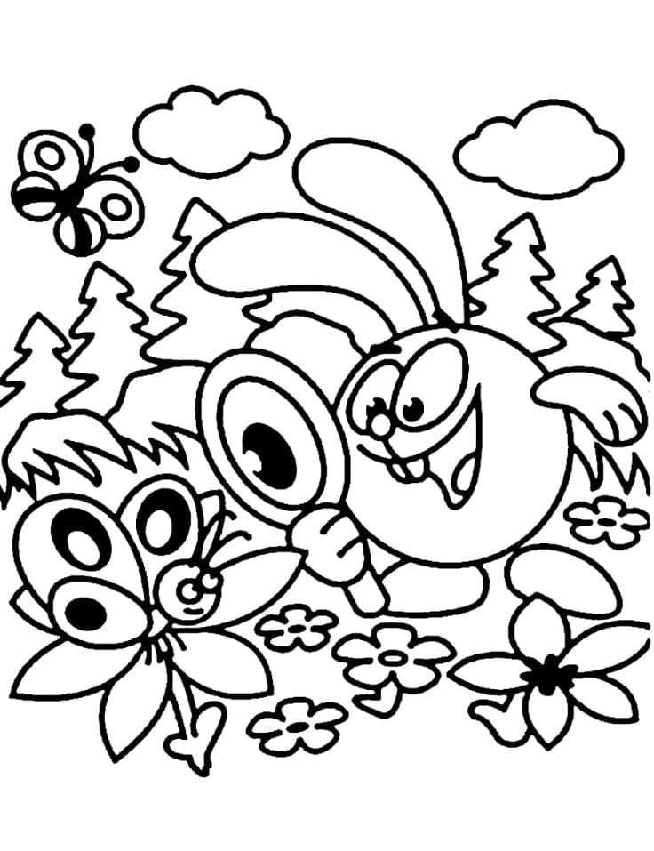 PogoRiki and Chikoriki Coloring - Play Free Coloring Game Online