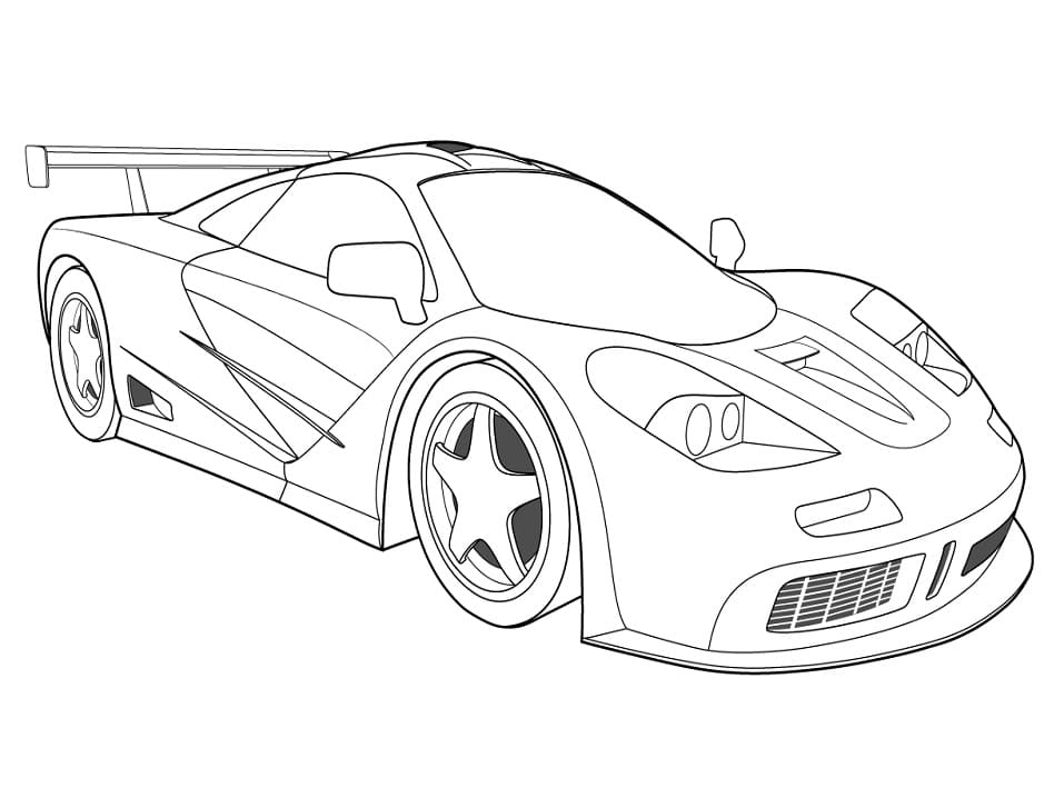 Race Car Coloring - Play Free Coloring Game Online