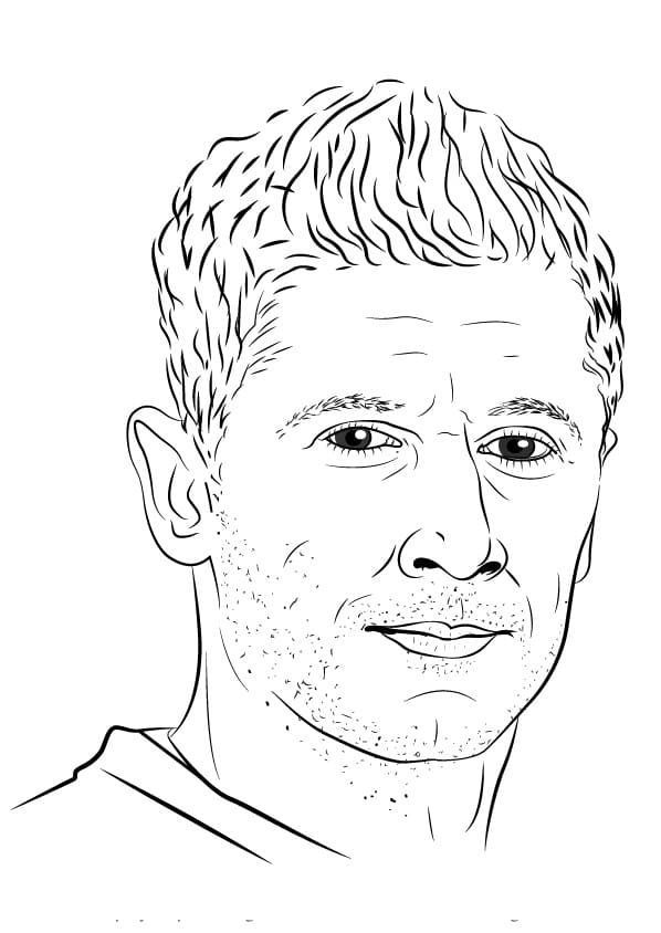 Robert Lewandowski Coloring Games - ColoringGames.Net