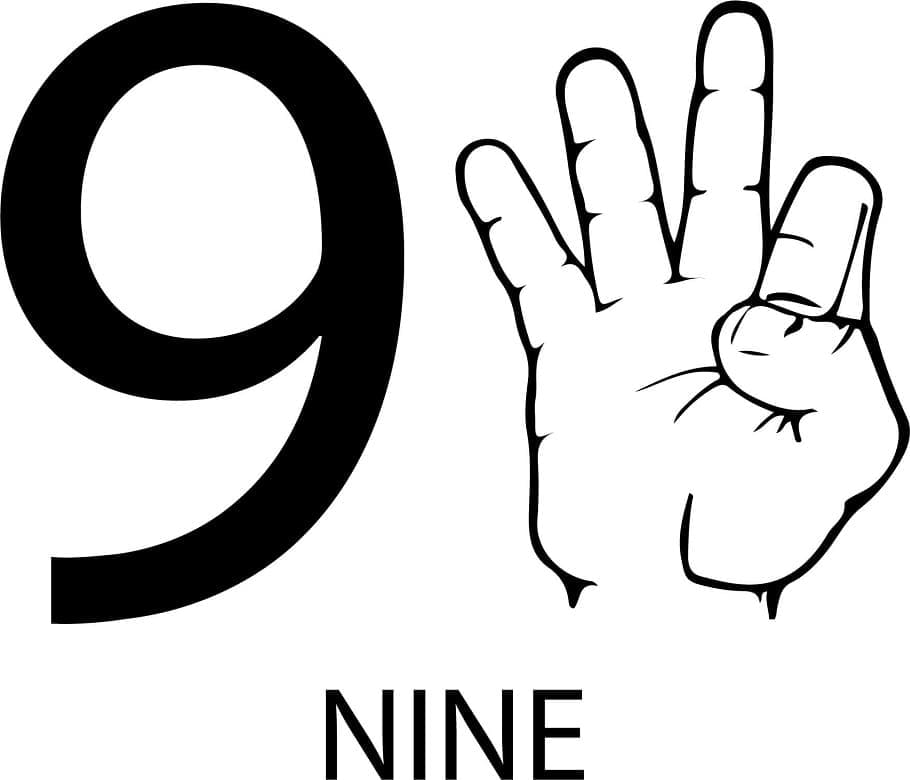 Number 9 Coloring Games - ColoringGames.Net