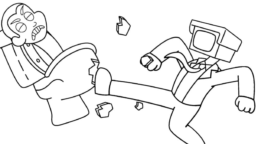 Cameraman vs Skibidi Toilet Coloring - Play Free Coloring Game Online Cameraman vs Skibidi Toilet Coloring - Play Free Coloring Game Online