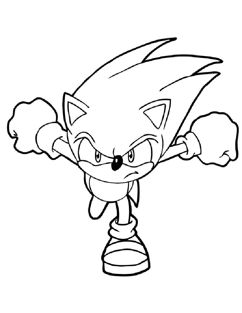 Sonic Coloring Games - ColoringGames.Net