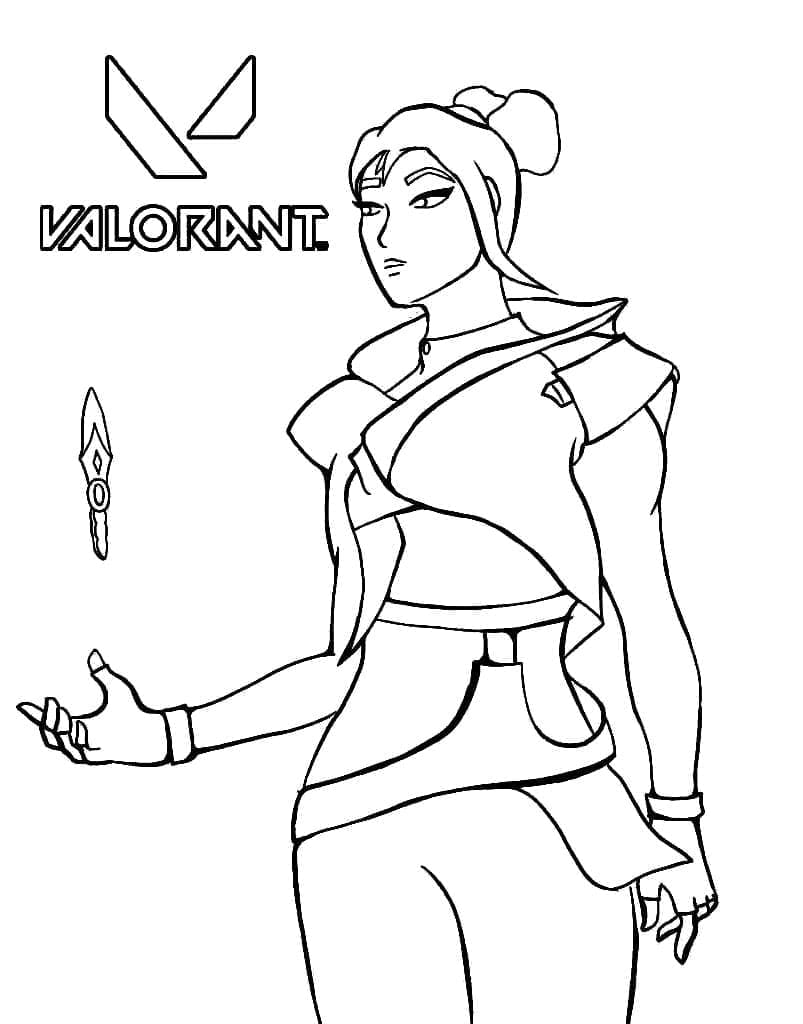 Weapons in Valorant Coloring - Play Free Coloring Game Online